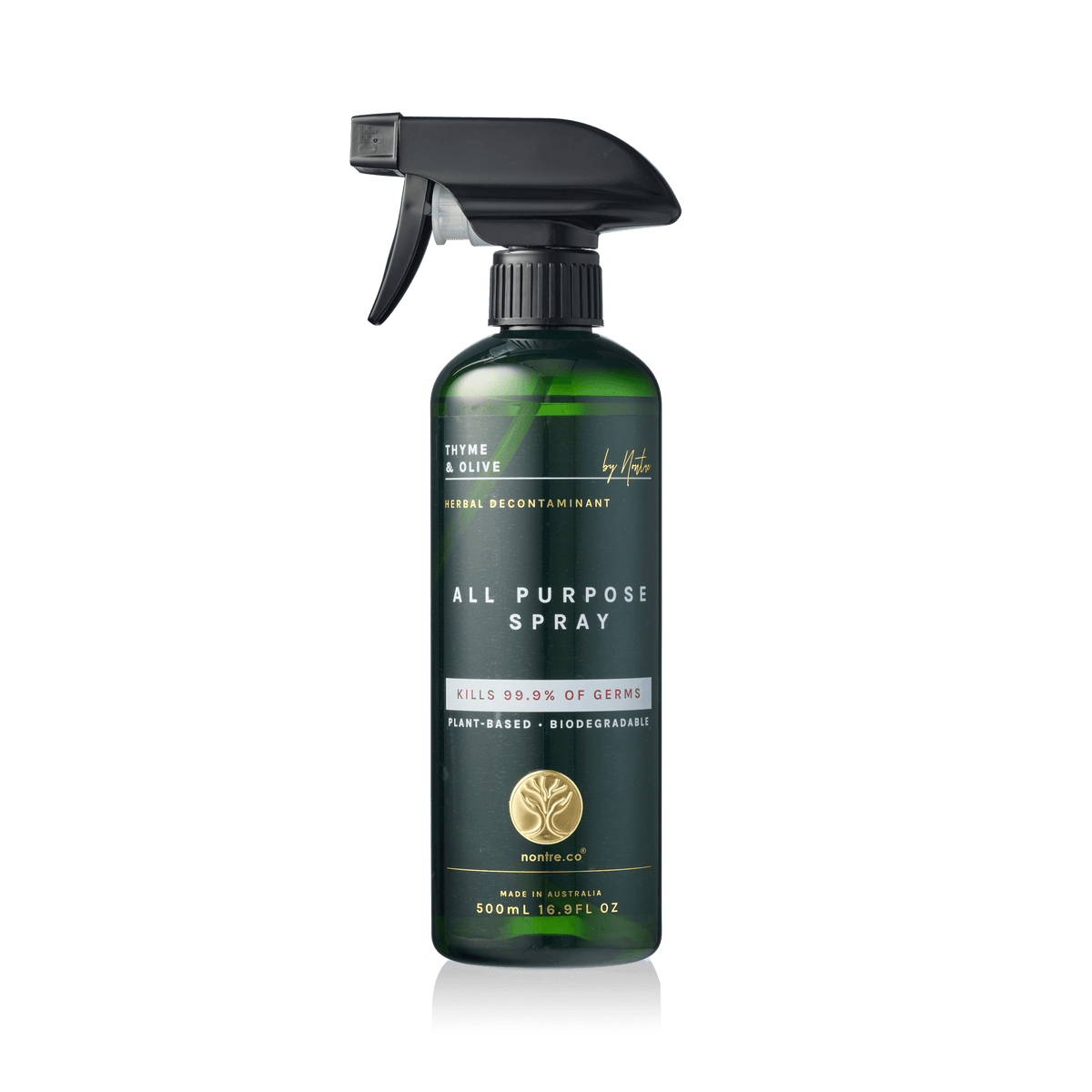 Antibacterial All-Purpose Spray, Thyme & Olive 500ML – nontre.co